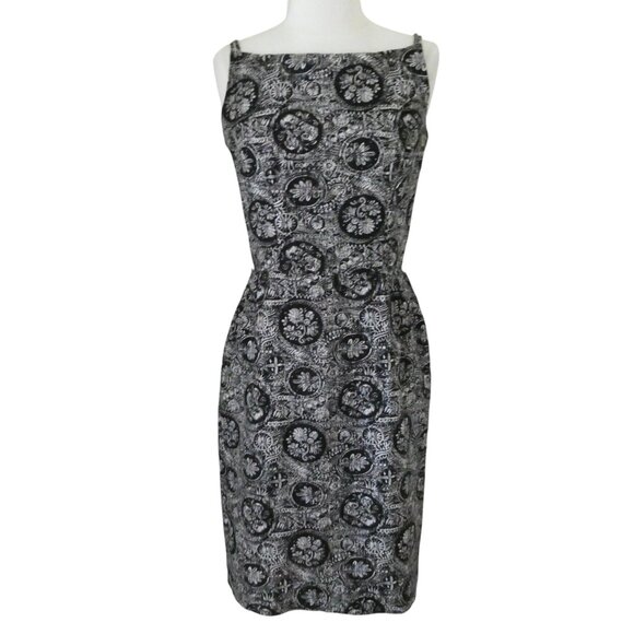 Mr Simon | Dresses | Vtg 7s Mr Simon Medallion Print Sheath Dress M ...